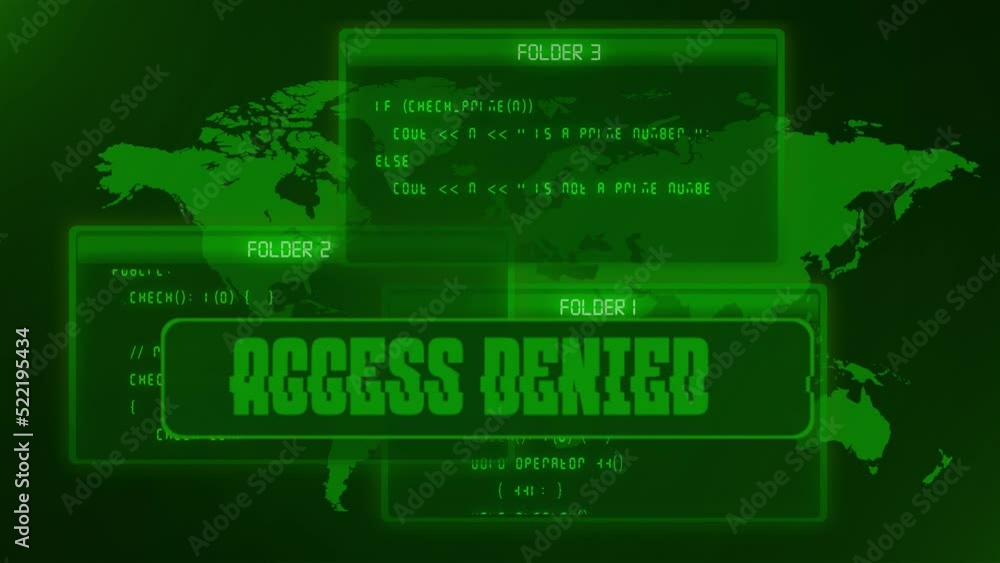 Cyber Crime Attack Error Distortion Message Warning, Green Coding and hacking concept in world ...