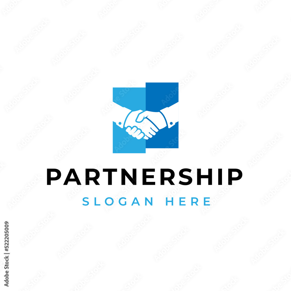 Handshake and partnership logo design template. Best deal logo design ...