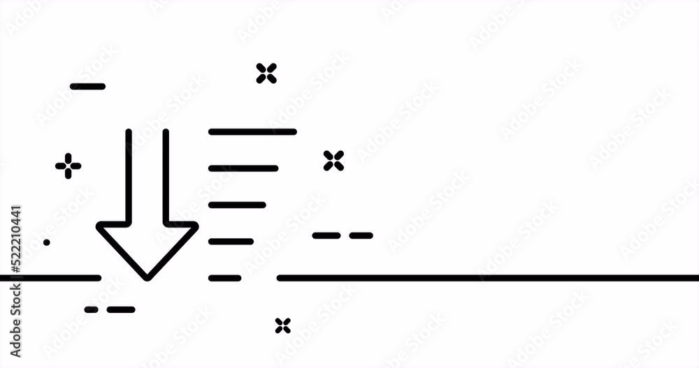 Button menu. Arrows, tiles, sliders, buttons for the site and ...