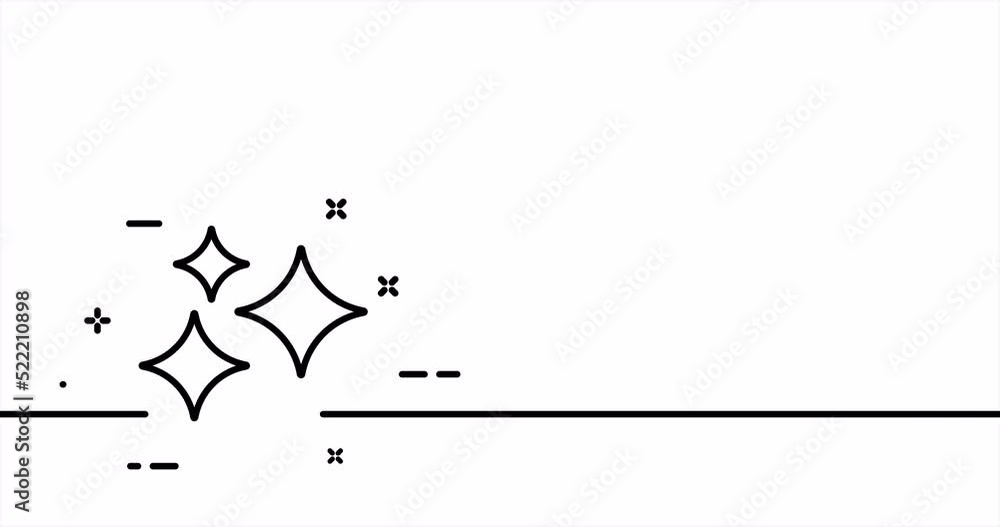 Diamond shaped stars. Review, feedback, rating, flicker, starry sky ...