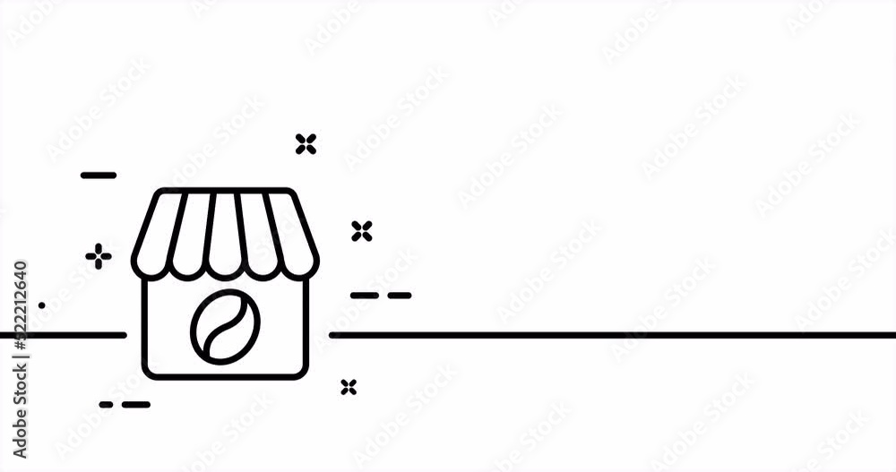 Coffee house. Hot drink, coffee, beans, cocoa, americano, cappuccino ...