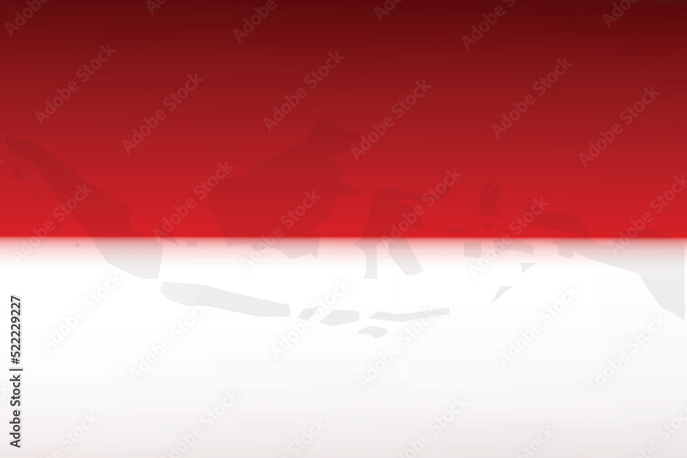 The background vector of the Indonesia flag color, red and white color ...
