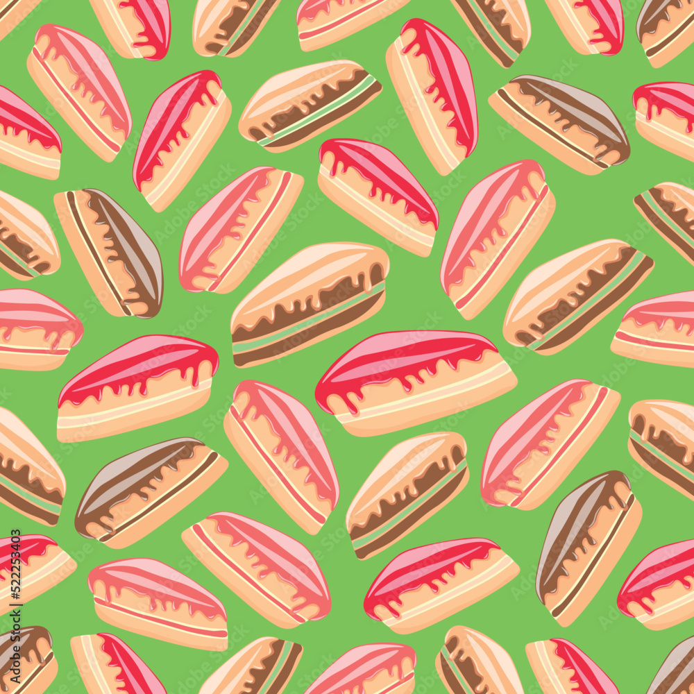 Cheesecake for every exacting taste and color, vector illustration ...