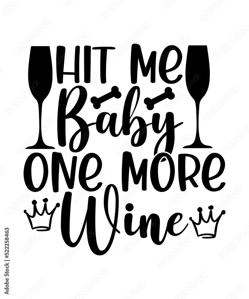 Time To Wine SVG, Time To Wine Svg files, Silhouette Svg Cutting files ...