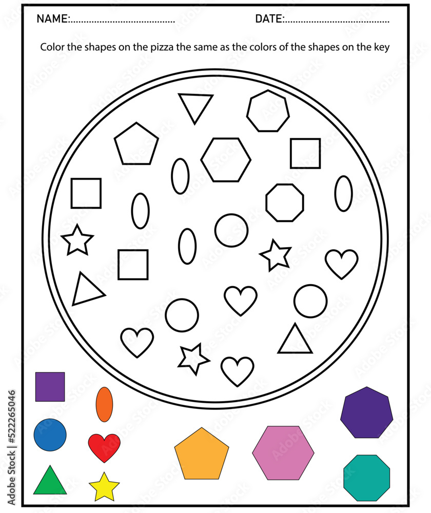 Pizza Game.Tracing shapes, Learn shapes and geometric figures ... Pizza Game.Tracing shapes, Learn shapes and geometric figures ...