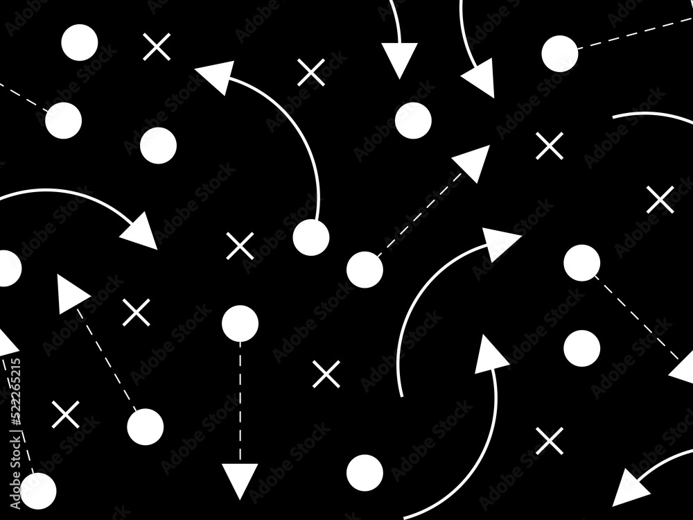 Strategy sketch illustration. Plan of action graphic. Strategies for ...