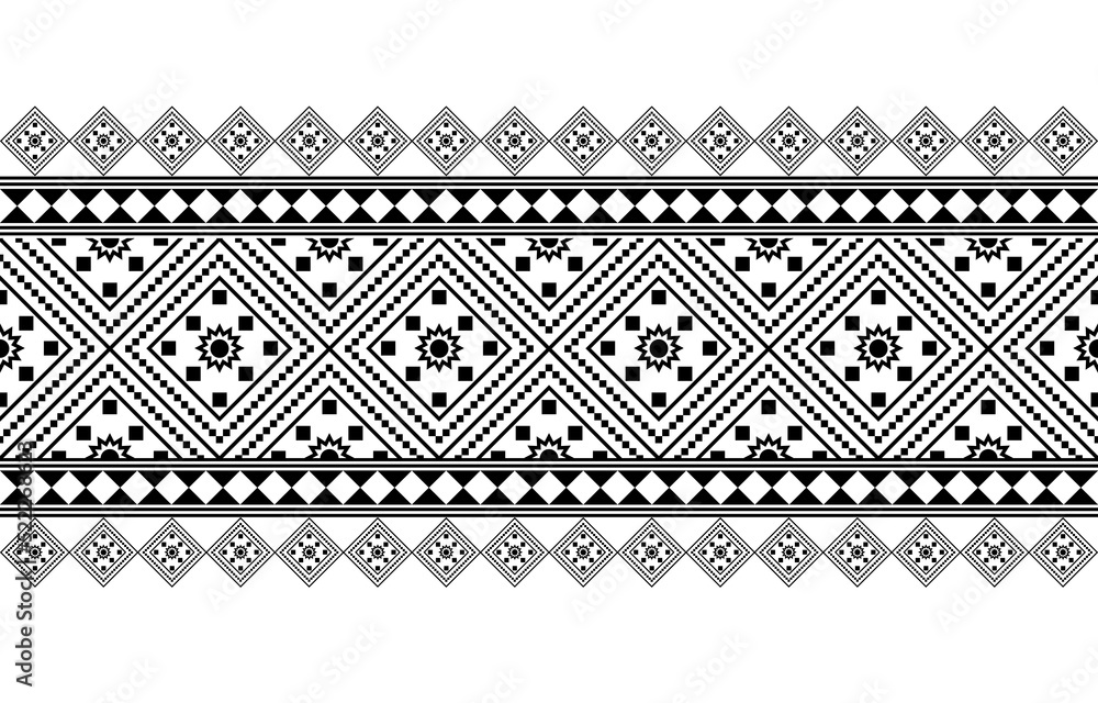 Geometric ethnic oriental seamless pattern traditional Design for ...