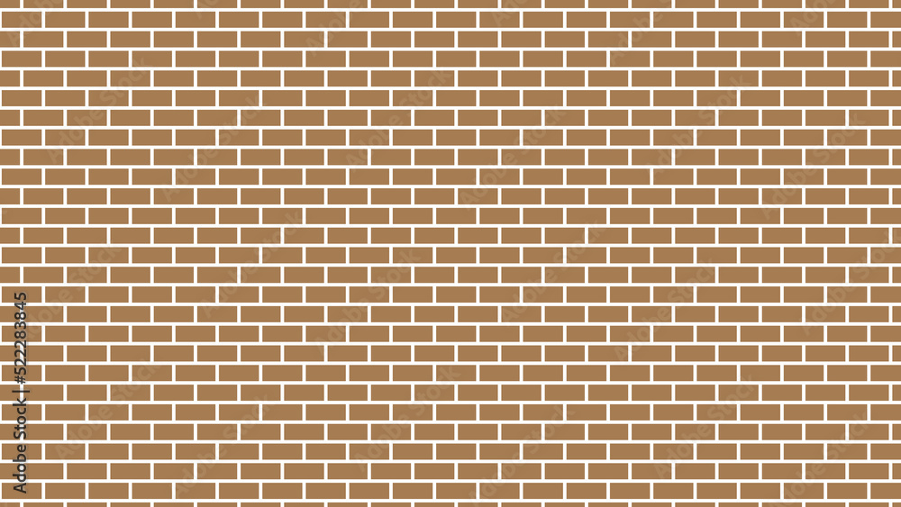 brown brick wall texture background illustration, perfect for wallpaper ...