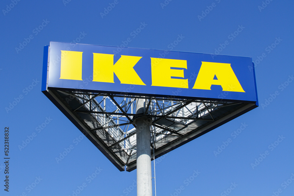 Stockfoto med beskrivningen Riga / Latvia - AUGUST 05, 2022: IKEA ...