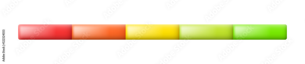 Rating scale or pain scale. Scale for questionnaires. Vector clipart ...