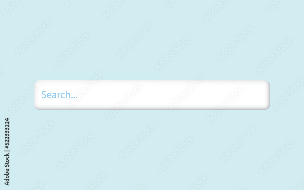 Web search bar isolated on blue background. Navigation bar for ui ... Web search bar isolated on blue background. Navigation bar for ui ...