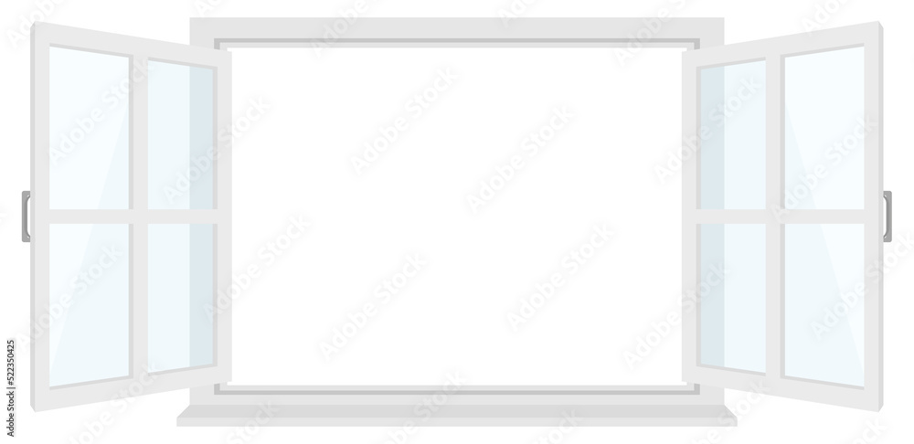 Open window Stock Illustration | Adobe Stock