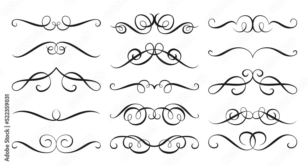 Simple Decorative Swirls