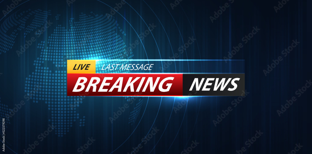 Breaking news background business or technology template. breaking news ...