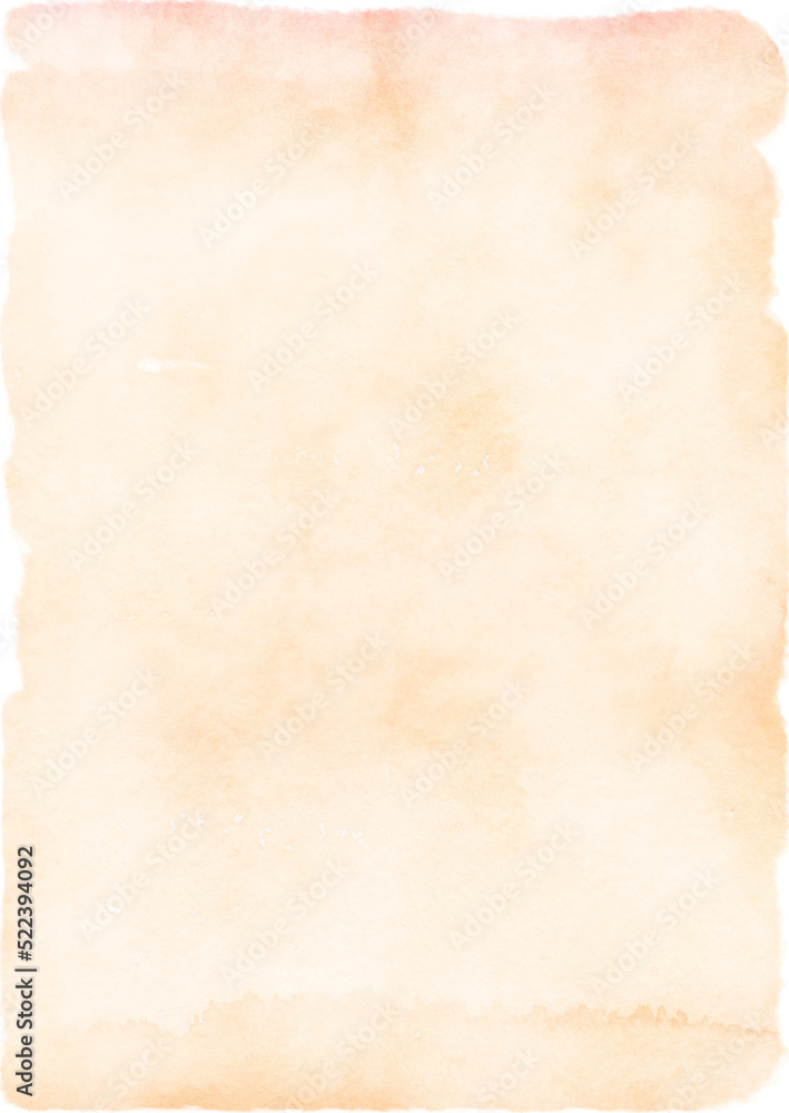 watercolor stain brush stroke frame isolated on white background ...