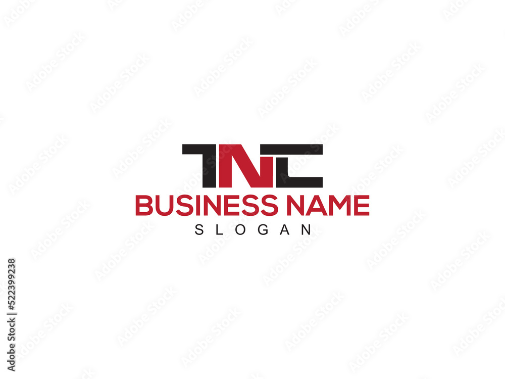 Minimalist TNC Logo Icon, Colorful TN Logo Letter Vector Image Design ...