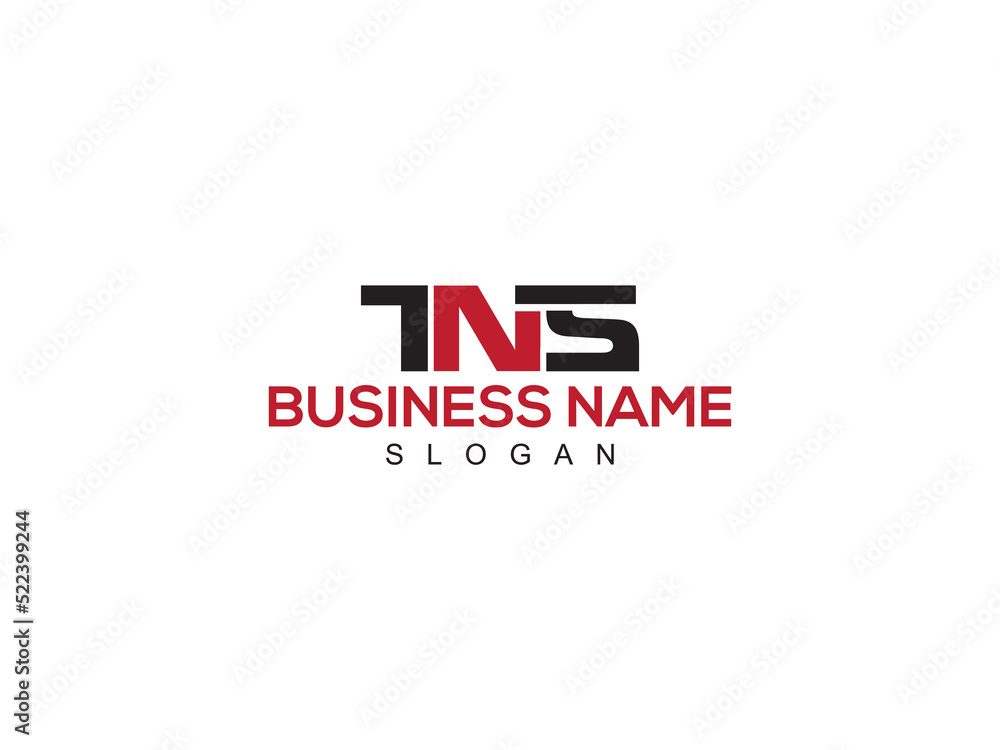 Minimalist TNS Logo Icon, Colorful TN Logo Letter Vector Image Design ...