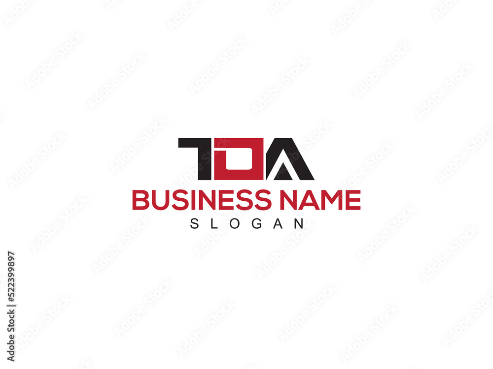 Simple TOA Logo Icon Design, Letter TO Logo Image With Three Letter ...