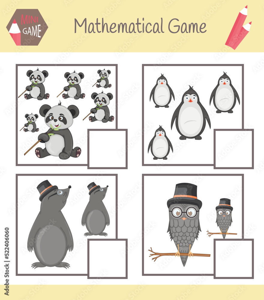 Workbook on mathematics for preschool education. Puzzles for children ...