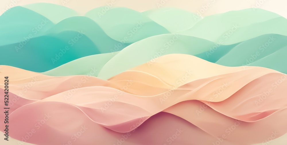 Pastel curve background, Pastel color wallpaper, Colorful tone ...