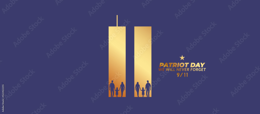 9/11 memorial day September 11.Patriot day NYC World Trade Center. We ...