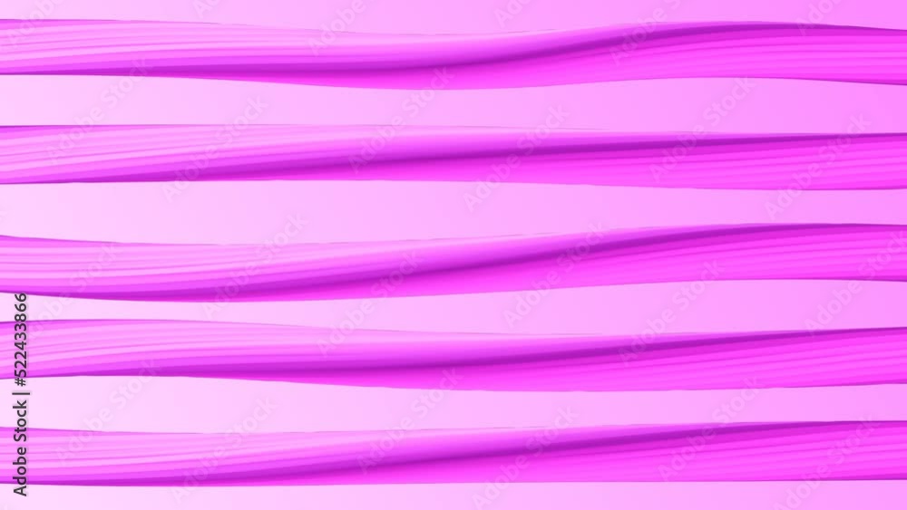 Gradient 3D line draws smooth lines on a pink background Stock-Video ...