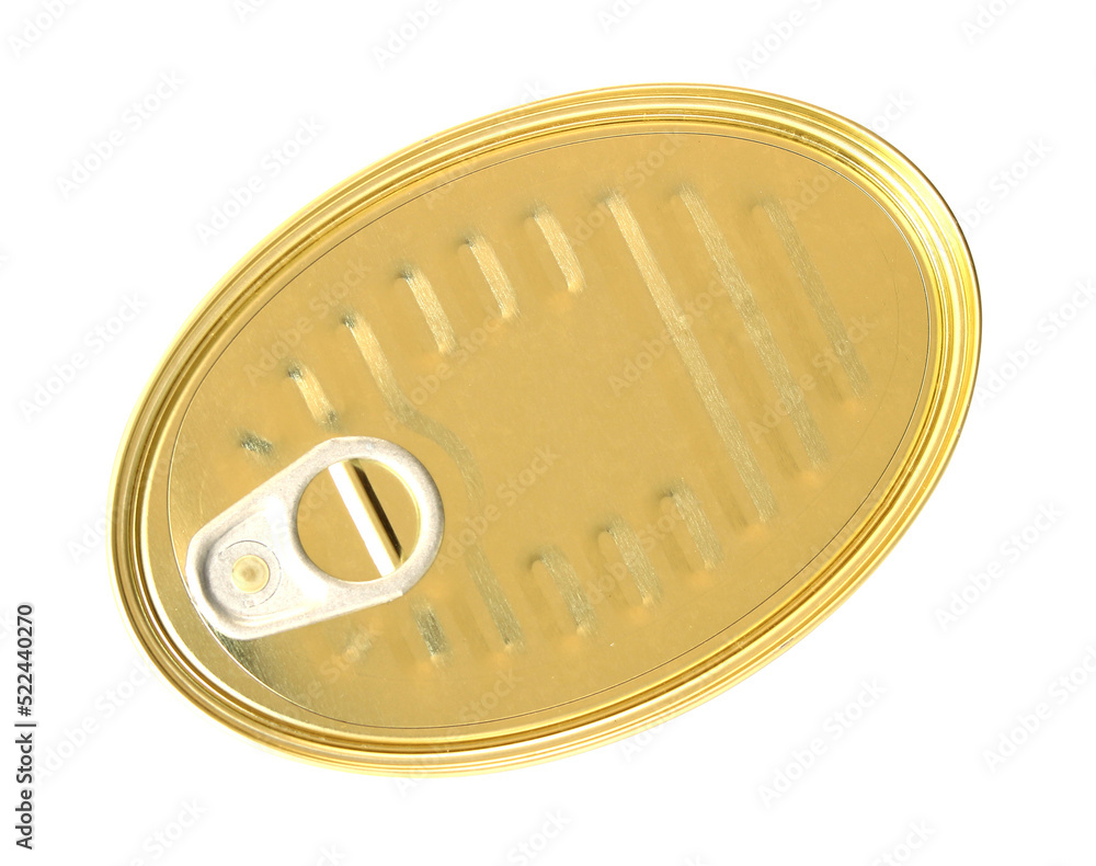 Oblong can with ring pull on transparent.top view png file Stock Photo ...