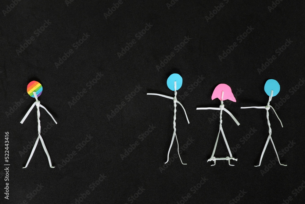 LGBT or LGBTQIA bullying, insult and harassment, discrimination and ...