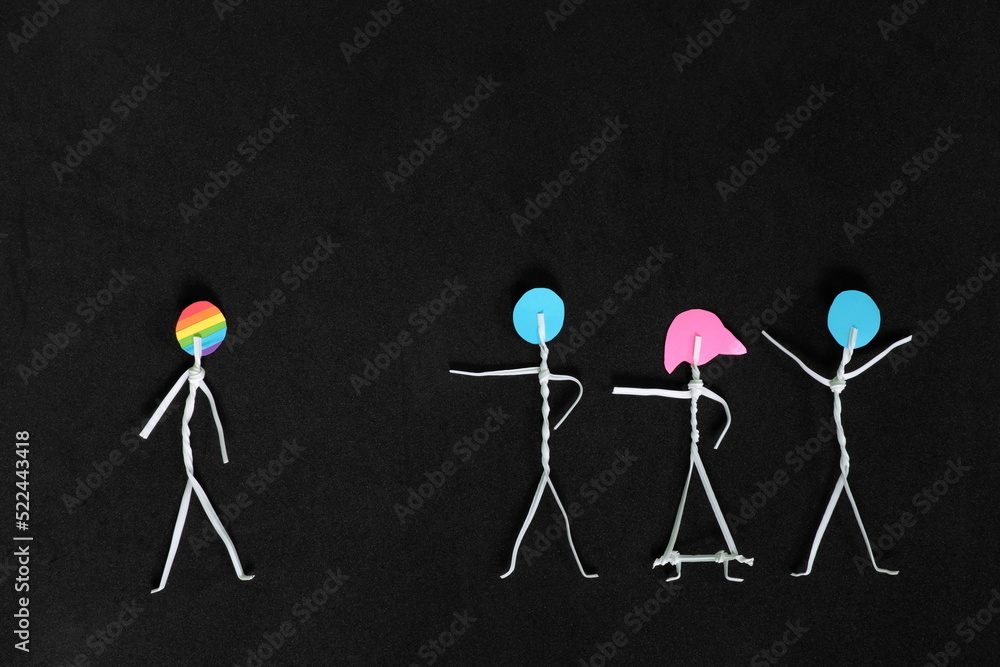 LGBT or LGBTQIA bullying, insult and harassment, discrimination and ...