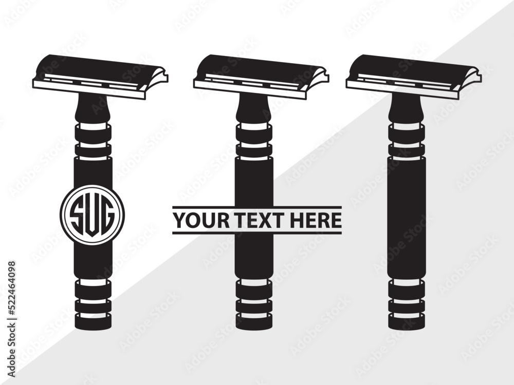 Blade Razor Monogram SVG | Blade Razor SVG | Blade Svg | Razor Svg ...