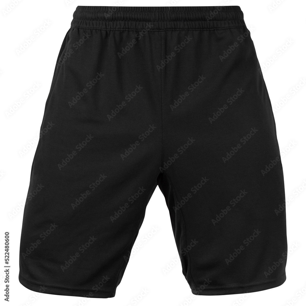 Black shorts pant mock up template, Cutout. Stock Photo | Adobe Stock