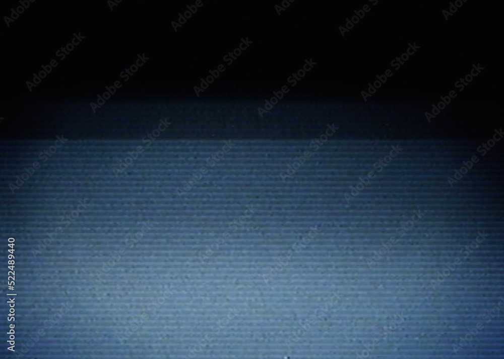 Intentional distortion, scanlines and noise: the rough and dusty blank ...