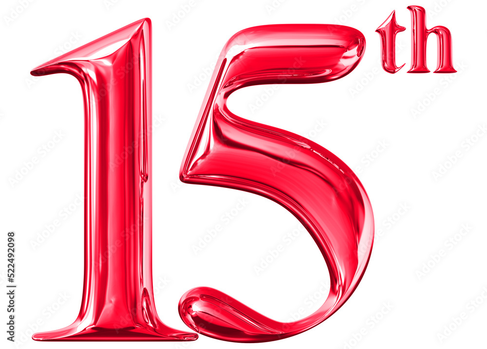 red font made of numbers Stock Illustration | Adobe Stock