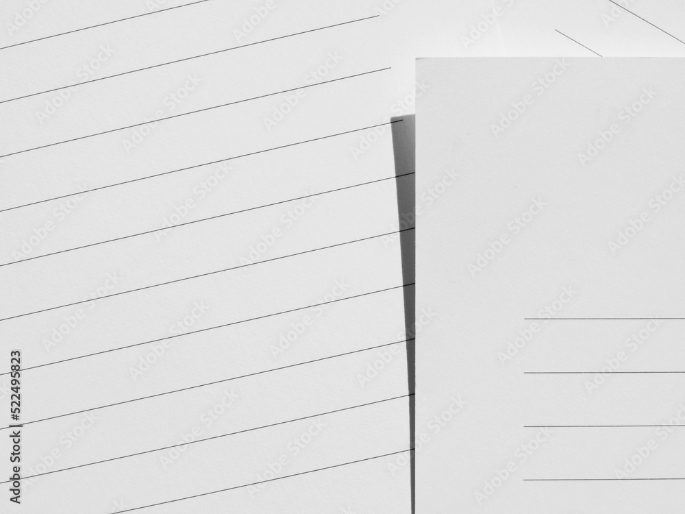 pile of white paper sheet with lined, texture background Stock Photo ...