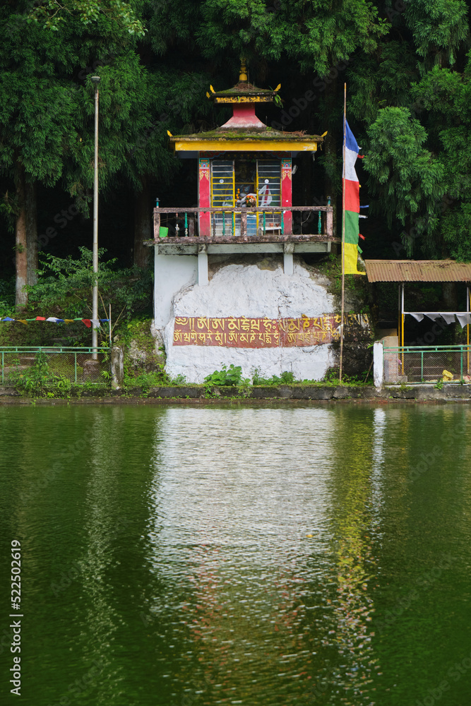 20 June 2022, India. Aritar Lake (Ghati-Tso) or Lampokhari Lake ...