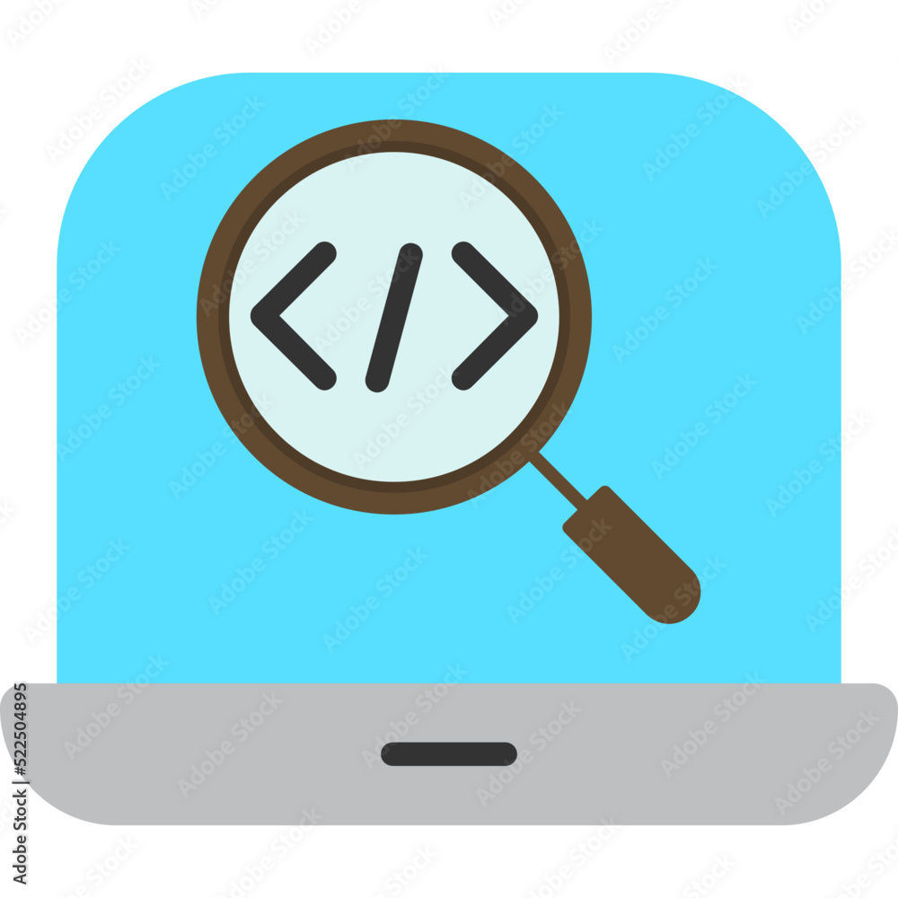 Code Testing Icon Stock Vector | Adobe Stock