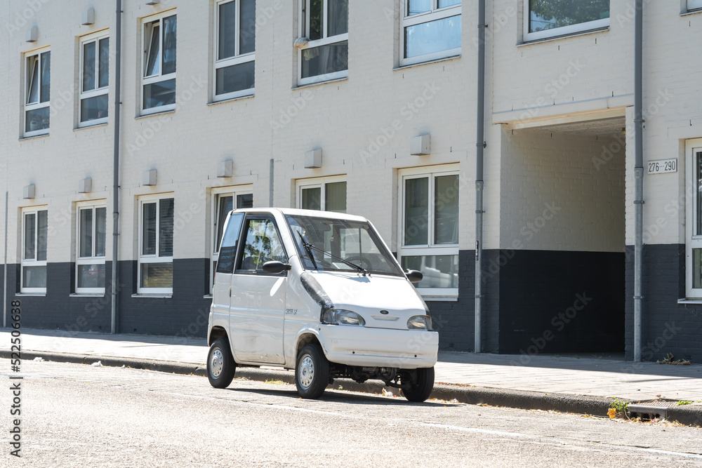 Amsterdam, The Netherlands, 10.08.2022, Dutch two-seat microcar Canta ...