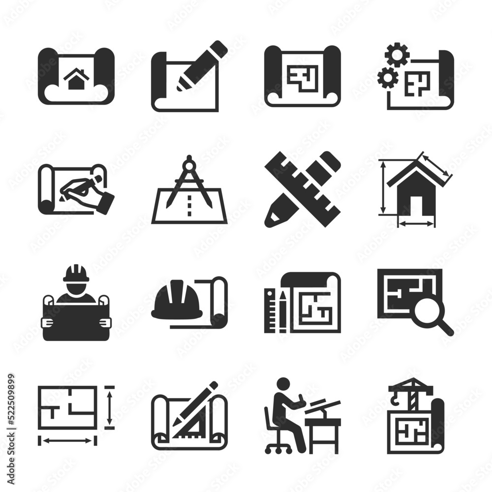 Technical Drawing Icon