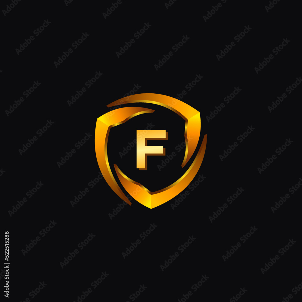 Letter F 3d Logo Design Concept Template. Vectors And Stock ...