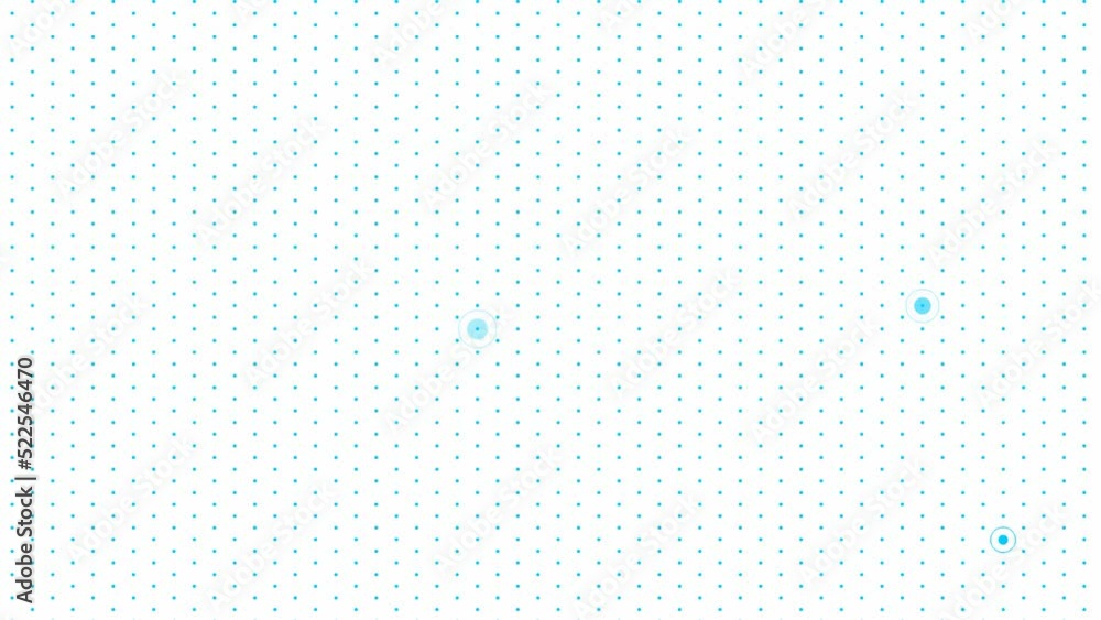 Animated blue abstract point background. Backdrop with animation of ...