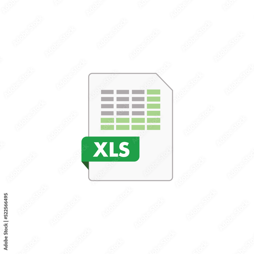 excel document-note-icon-flat-style-paper-sheet-vector-illustr ...