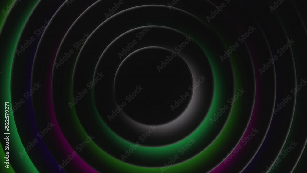 Vidéo Stock Abstract visualization of the sound equalizer app interface ...