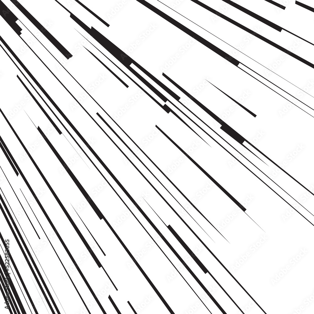 Comic book speed lines black color stripe for manga speed frame ...