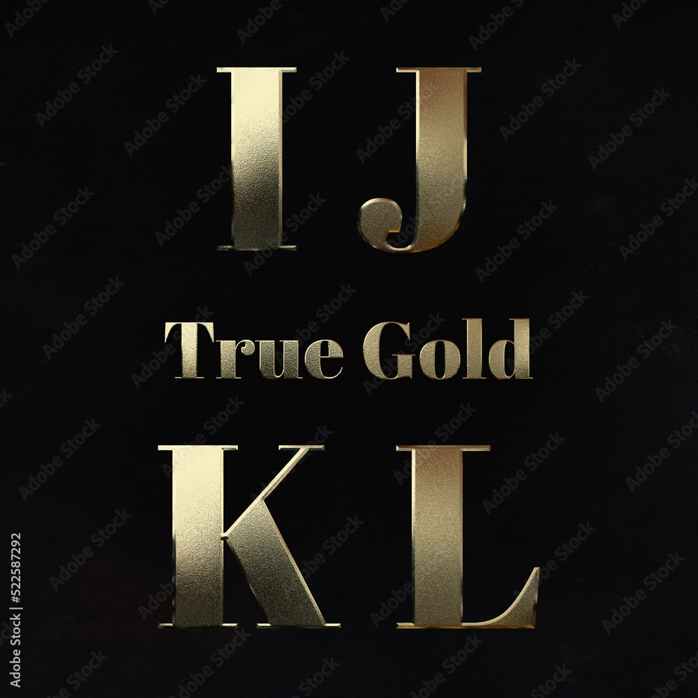 Glamour style font design, alphabet letter set with 3D rendering and ...