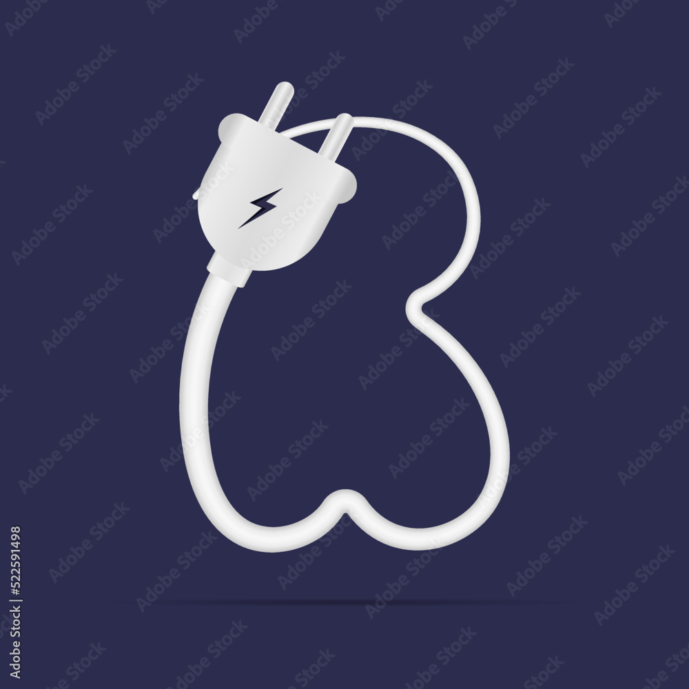 R letter logo electric power plug. İsolated vector typeface for power ... R letter logo electric power plug. İsolated vector typeface for power ...