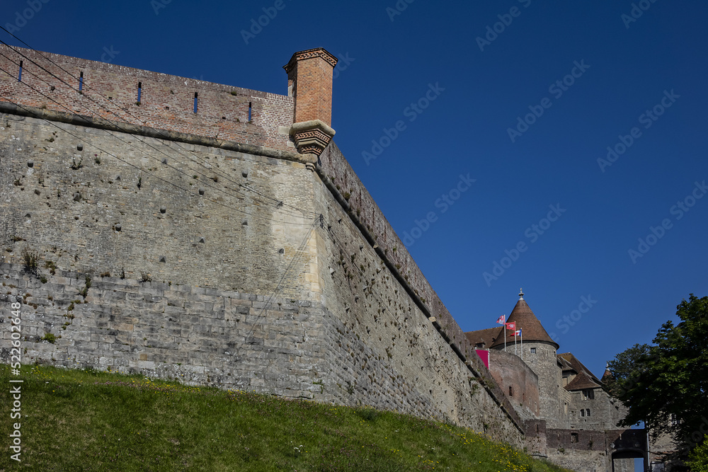 View of Dieppe Castle (Chateau de Dieppe). In 1188, King Henry II of ...