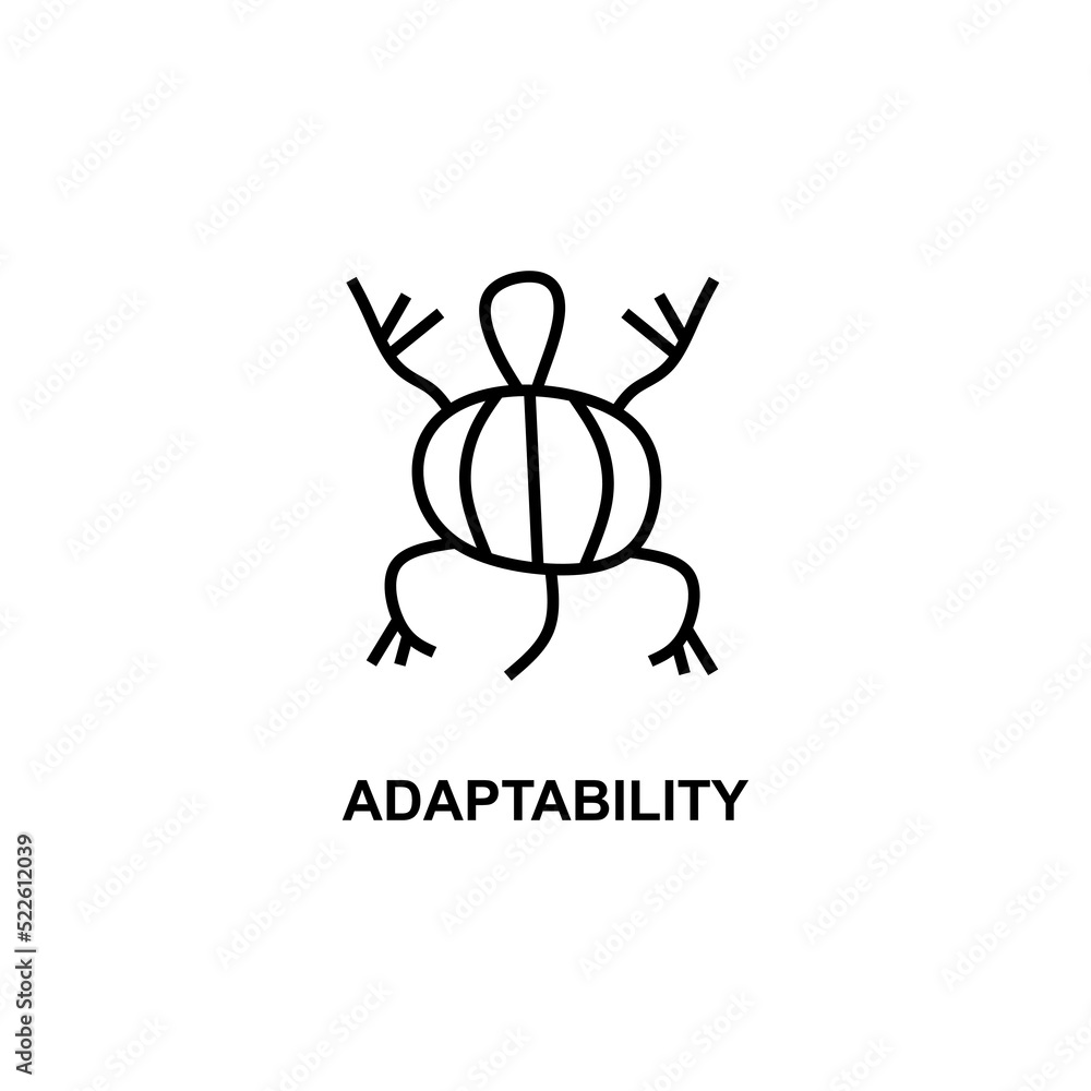 Cherokee Indian symbol. Adaptability India icon. Symbol Adaptability ...