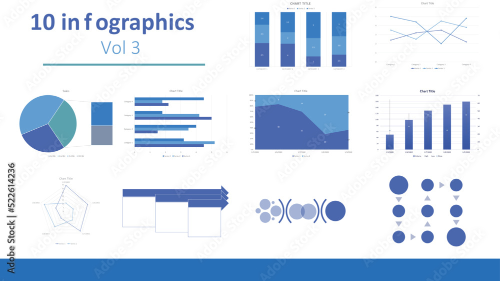 Infographic elements data visualization vector design template. It c be ...