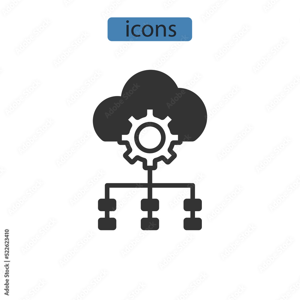 temporal diference icons symbol vector elements for infographic web ...