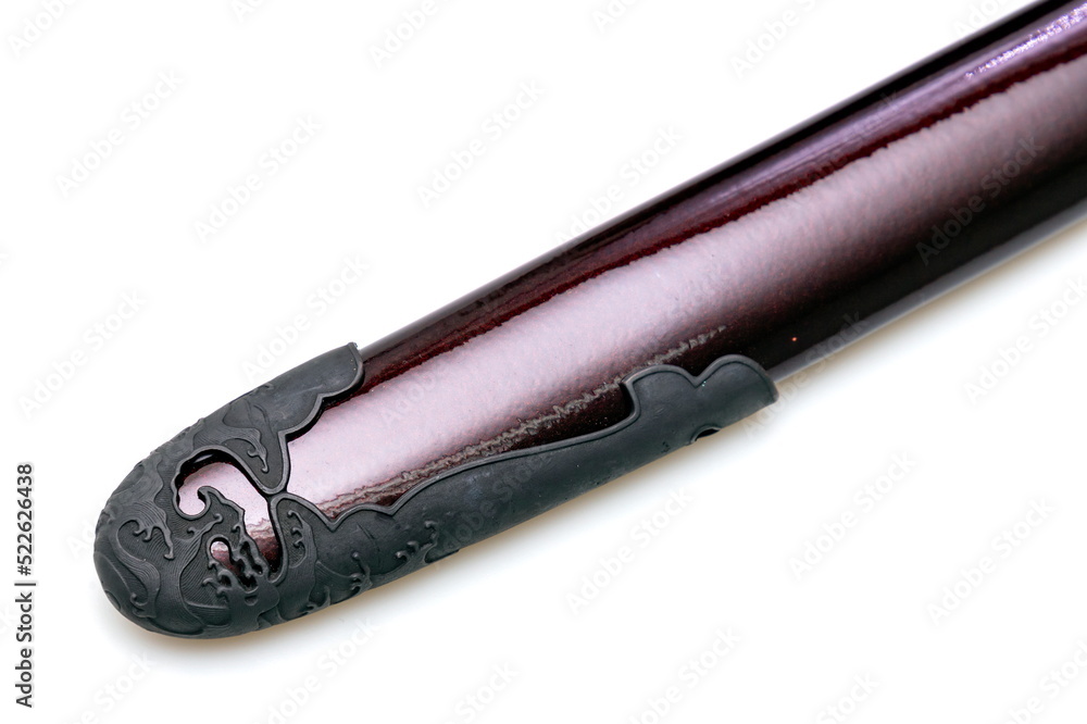 'Kojiri' is the end of the Japanese sword's scabbard or the protective ...